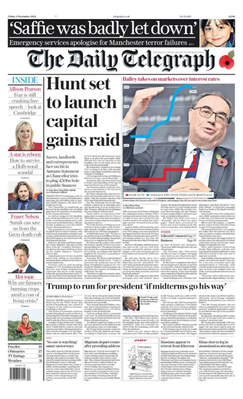 Scotland's papers: Longest recession warning and Scotland is 'skint'