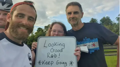 Robert Pope: Guinness-fuelled man runs width of Ireland in a day