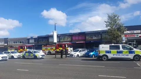 Middlesbrough fish and chip shop fire leads to shops' evacuation