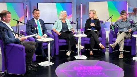 Parties clash on key issues in BBC Devon debate