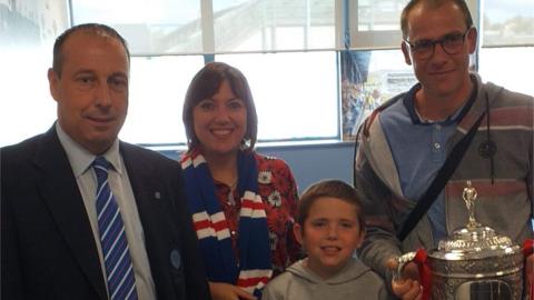 Linfield FC unveils World War One memorial in France - BBC News