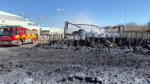 Whittlesey fire at industrial site 'accidental'