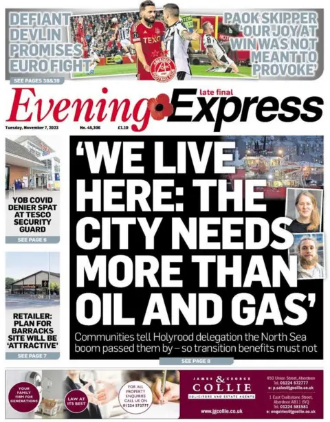 Scotland's papers: Fears over police cuts and 'Green King's' speech