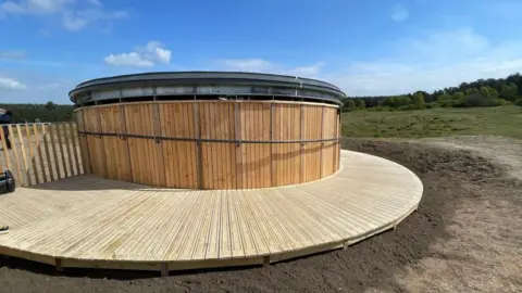 New entrance to Thetford underground labyrinth of tunnels