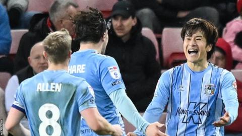 Sunderland 0-3 Coventry City: Sky Blues cruise to away win - BBC Sport