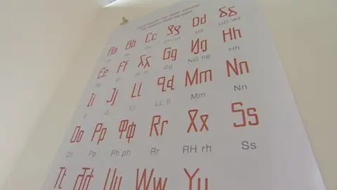 Road signs: Man designs new Welsh alphabet