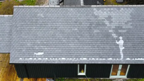 The Highland roofer aiming high with Banksy-style work