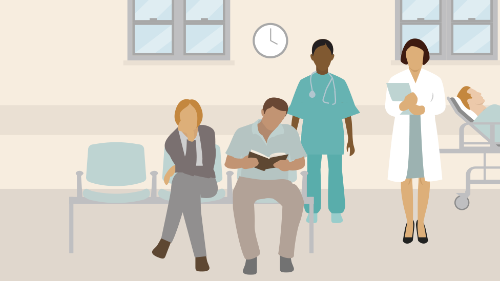 NI hospital waiting list target not met - BBC News