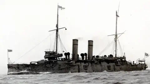 Report on sunk WW1 warship sent to Royal Navy