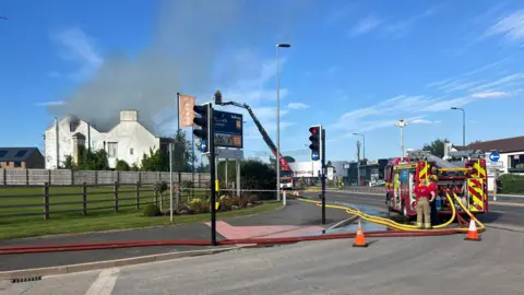 Fire crews attending blaze in Cribbs Causeway