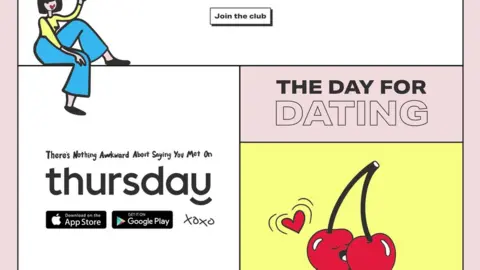 The Thursday dating app that only works one day a week