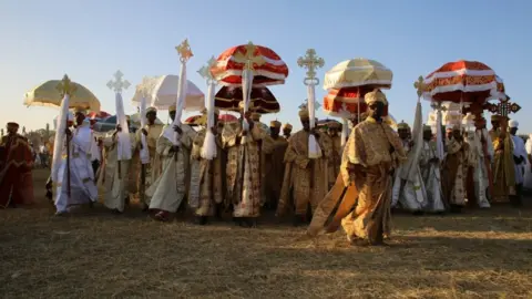 In pictures: Ethiopians celebrate the festival of Timket