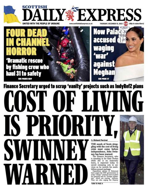 Scotland's papers: Murder on the rig and opposition's budget warning ...