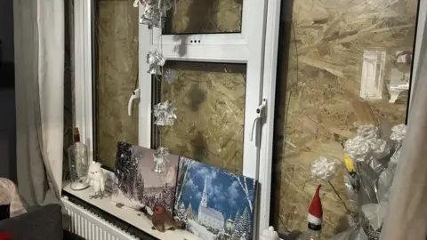 Bristol family face Christmas with firework-damaged home