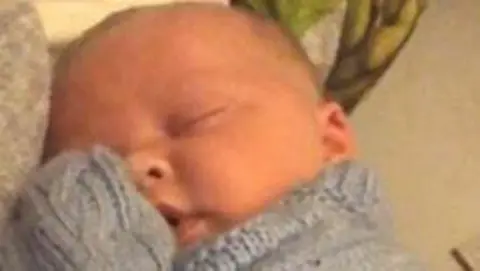 Belper: Baby murder accused 'seen swinging his arms' in flat