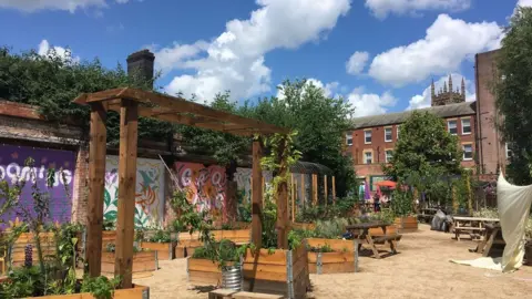 Derby community garden opens in city centre