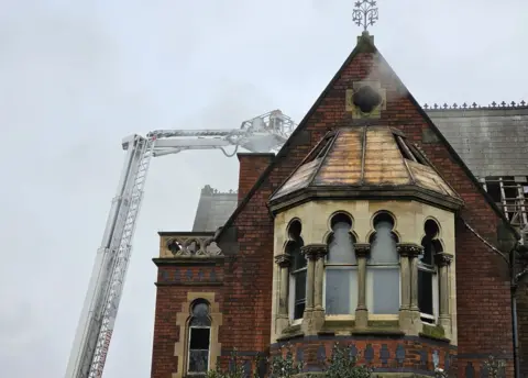 Derby: Investigation launched after fire at listed building