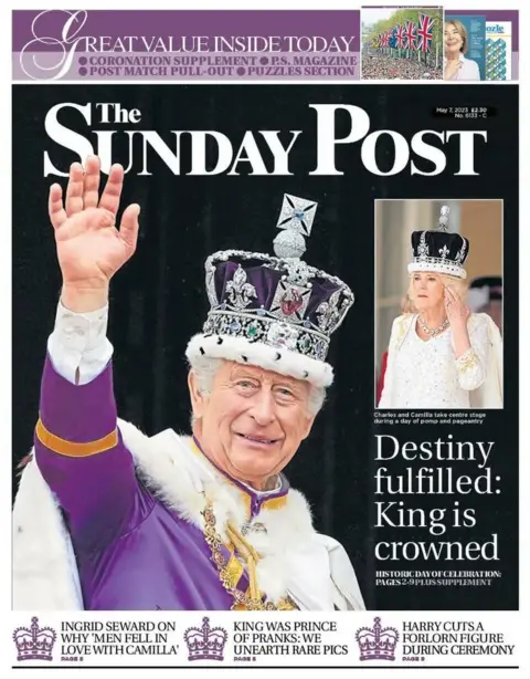 Scotland's papers: 'Happy and glorious' and march for independence
