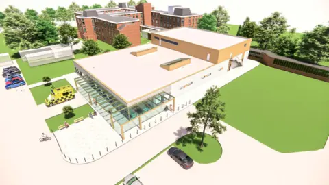 Plans for new outpatient centre at Leicester General Hospital