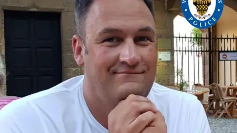 PC Gareth Phillips' 'spirits lifted' by visit of pet dog Diesel