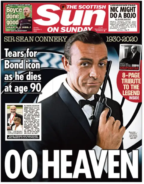 Scotland's papers: '00 Heaven' and the 'Nightmare Before Christmas'