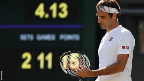 Roger Federer out of Wimbledon as Kevin Anderson fights back from two ...