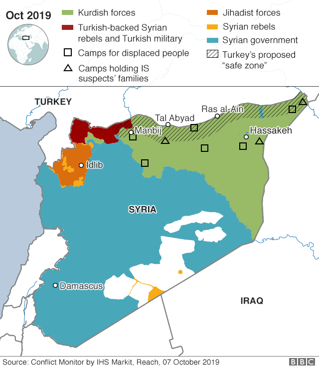 Turkey launches ground offensive in northern Syria - BBC News