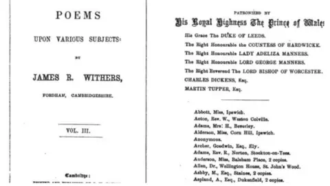 James Withers: Cambridge Uni archives 'forgotten' poems