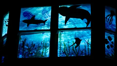 Window artwork display showcases Oxford community's creations