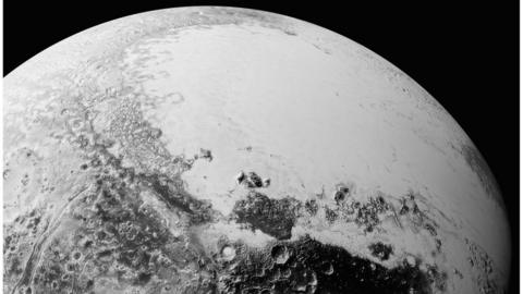 New Horizons: Charon moon seen in super detail - BBC News