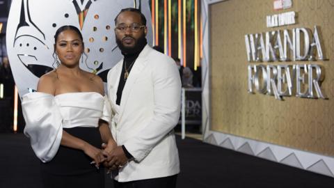 Black Panther: Wakanda Forever stars sparkle at European premiere - BBC ...