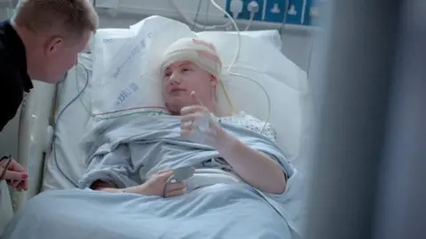 Staffordshire soldier's brain tumour cancer 'no longer visible'