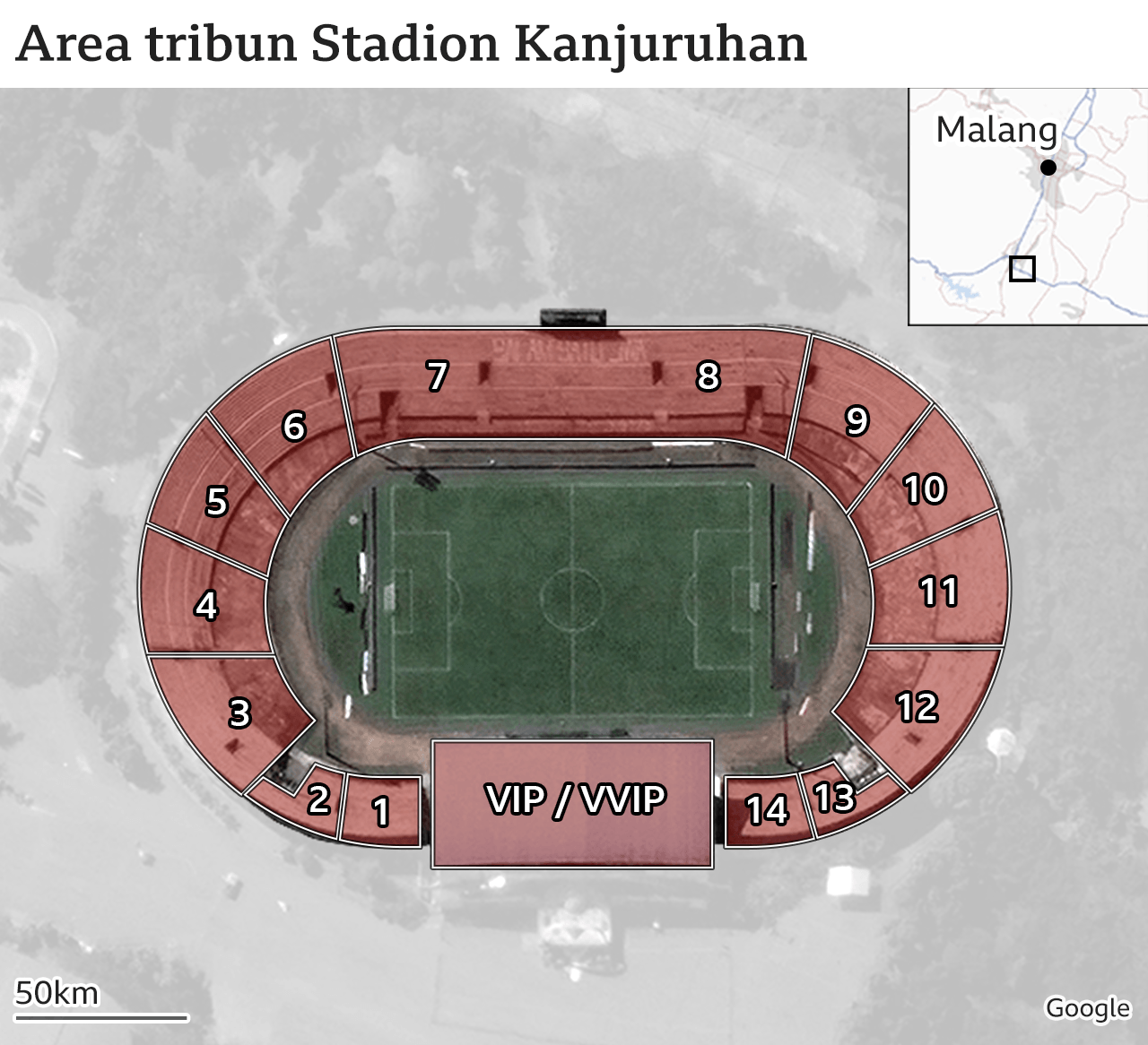 Tragedi Stadion Kanjuruhan: Menit-menit mematikan, ‘jeritan, tergeletak ...
