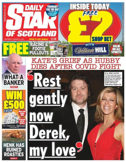 Scotland's papers: Derek Draper tribute and SNP face Murrell loans probe