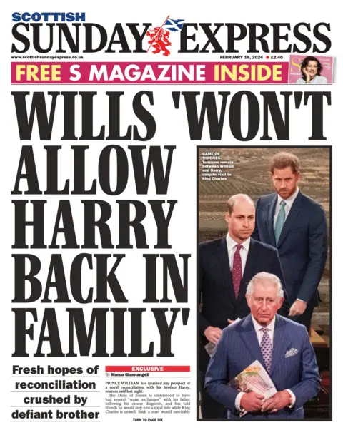 Scotland's papers: Migrant pressure and 'neglected' Scottish roads