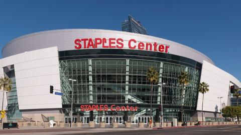 LA's Staples Center to be renamed after cryptocurrency firm - BBC News