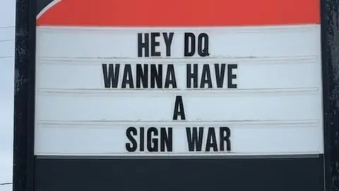 Canadian sign war captivates the internet