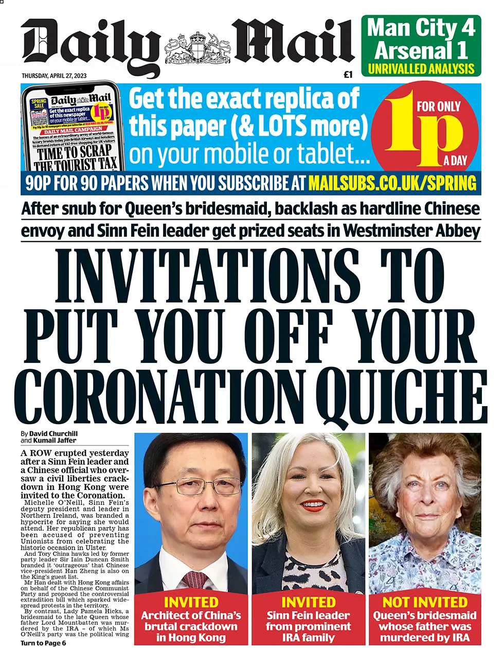'More police boots on ground' and Coronation invite 'backlash'