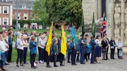 Queen Elizabeth II: Devon scouts honour passing of patron