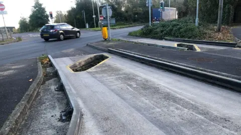 St Ives: New car hole trap signs installed to prevent incidents