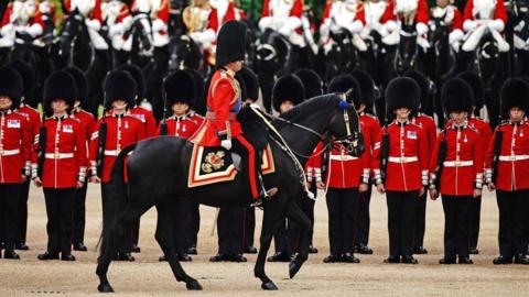 Trooping the Colour: Royals celebrate King Charles's first birthday ...