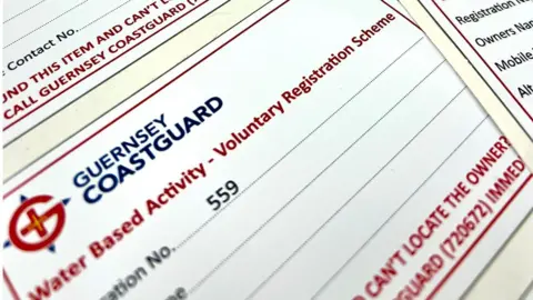 Guernsey Coastguard marine equipment registration scheme