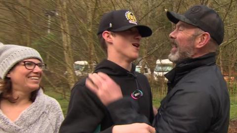 'Boy in the Tent' Max Woosey has his last night under canvas - BBC News