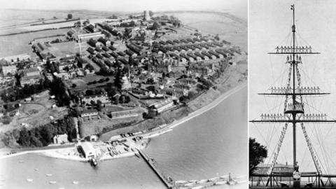 HMS Ganges: 40th anniversary of Royal Navy leaving training base - BBC News