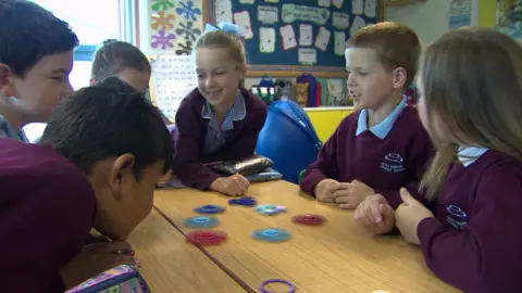 Fidget spinners aid teaching in Newtownards school