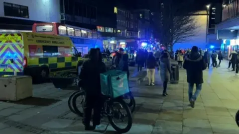 Man hit over head with weapon in Coventry city centre