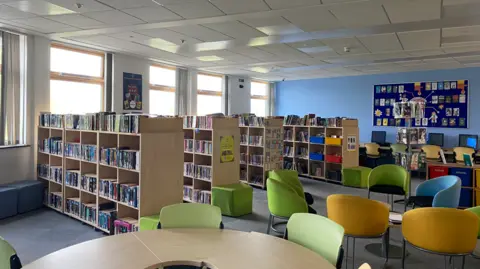 Book donations fill Telford school's library