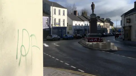 Enniskillen: Man appears in court over IRA graffiti