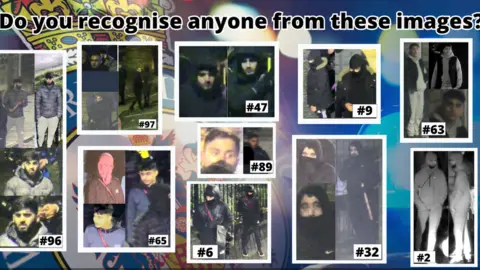 Halifax Bonfire Night disorder CCTV released