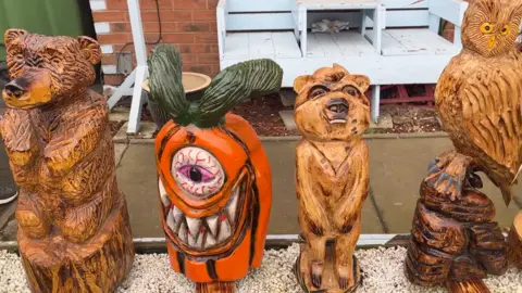 Wood carving hobby helps Stafford man manage ADHD
